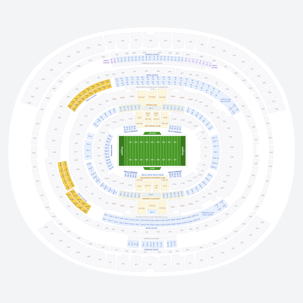 SoFi Stadium VIP Suite Options
