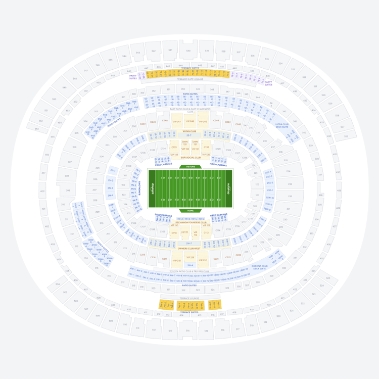 SoFi Stadium VIP Suite Options